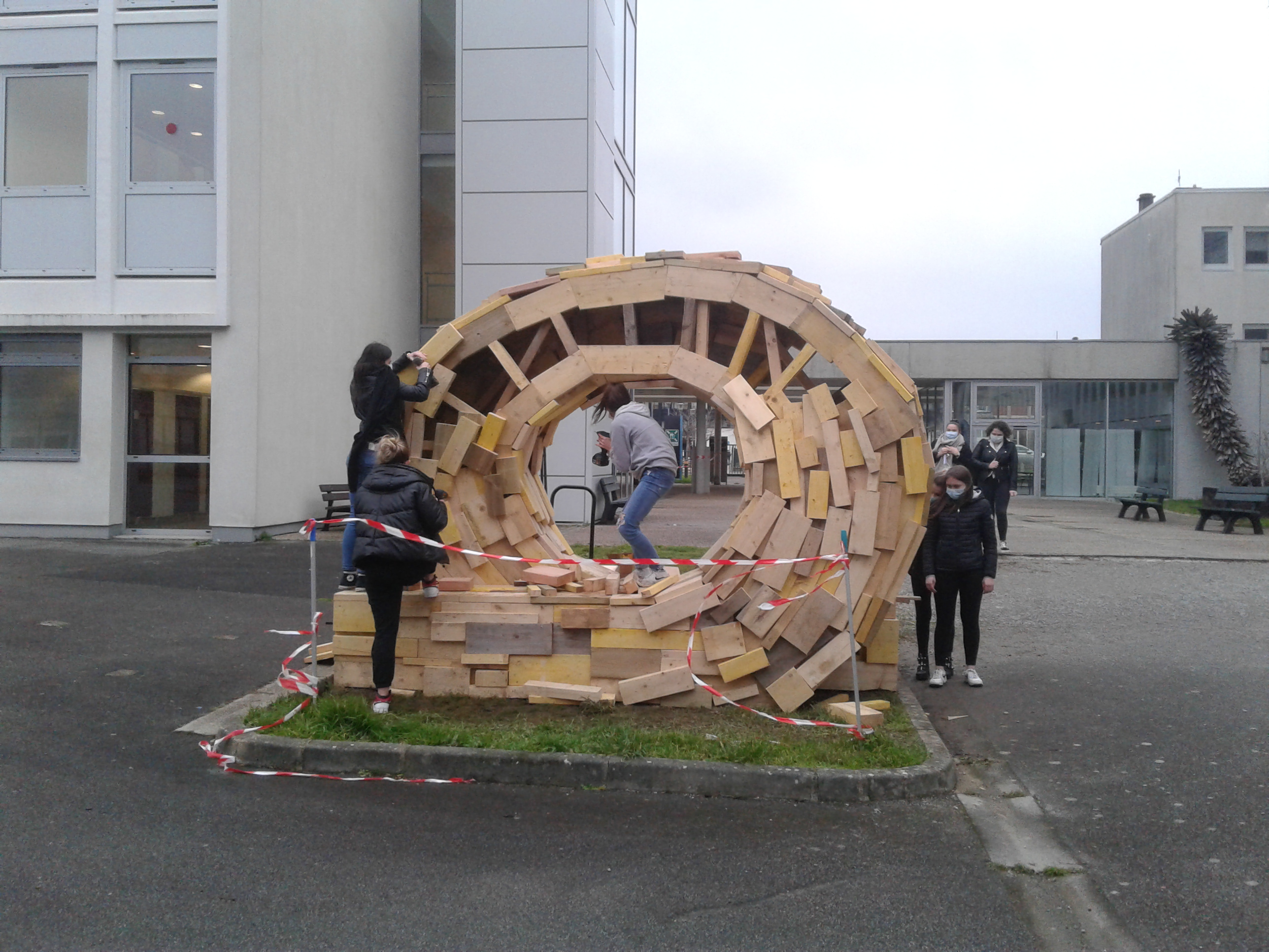 Nouvelle œuvre de Simon Augade – Lycée Marie Le Franc – Lorient