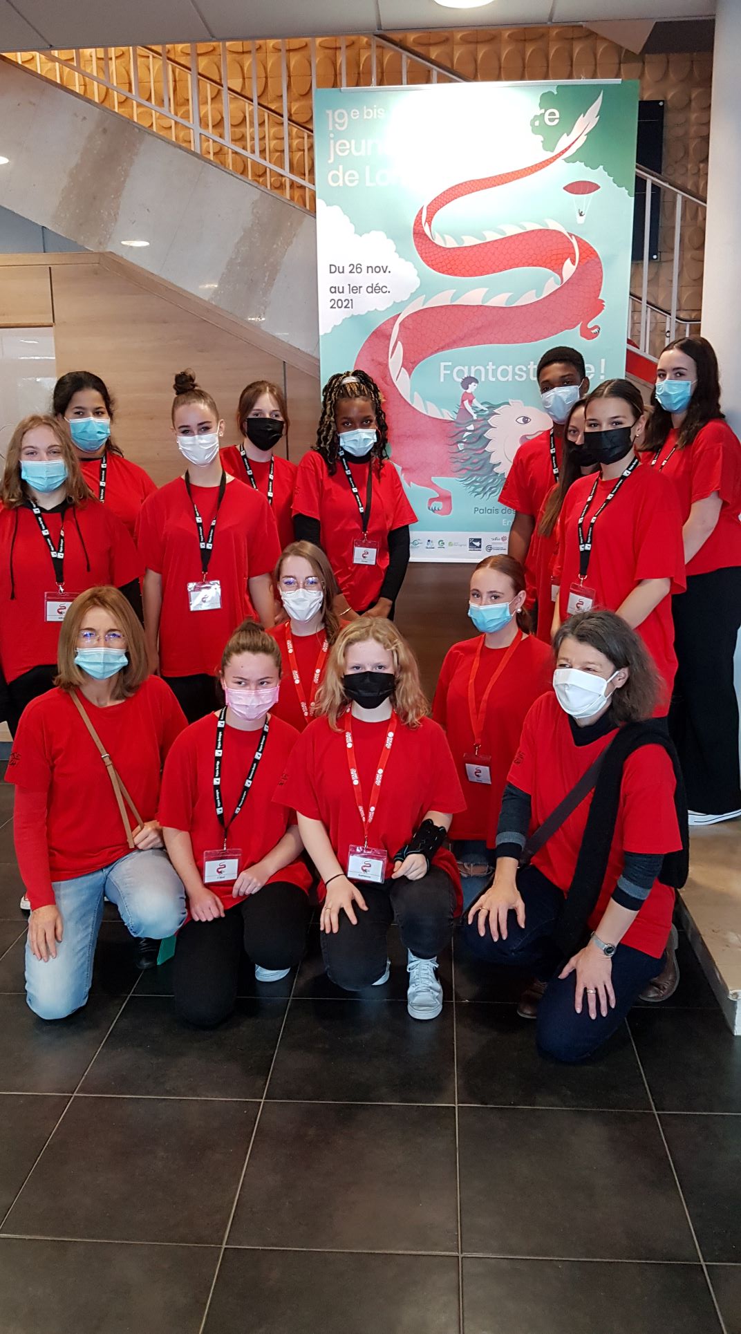 Les élèves de 2de ASSP 2 au salon du livre – Lycée Marie Le Franc – Lorient